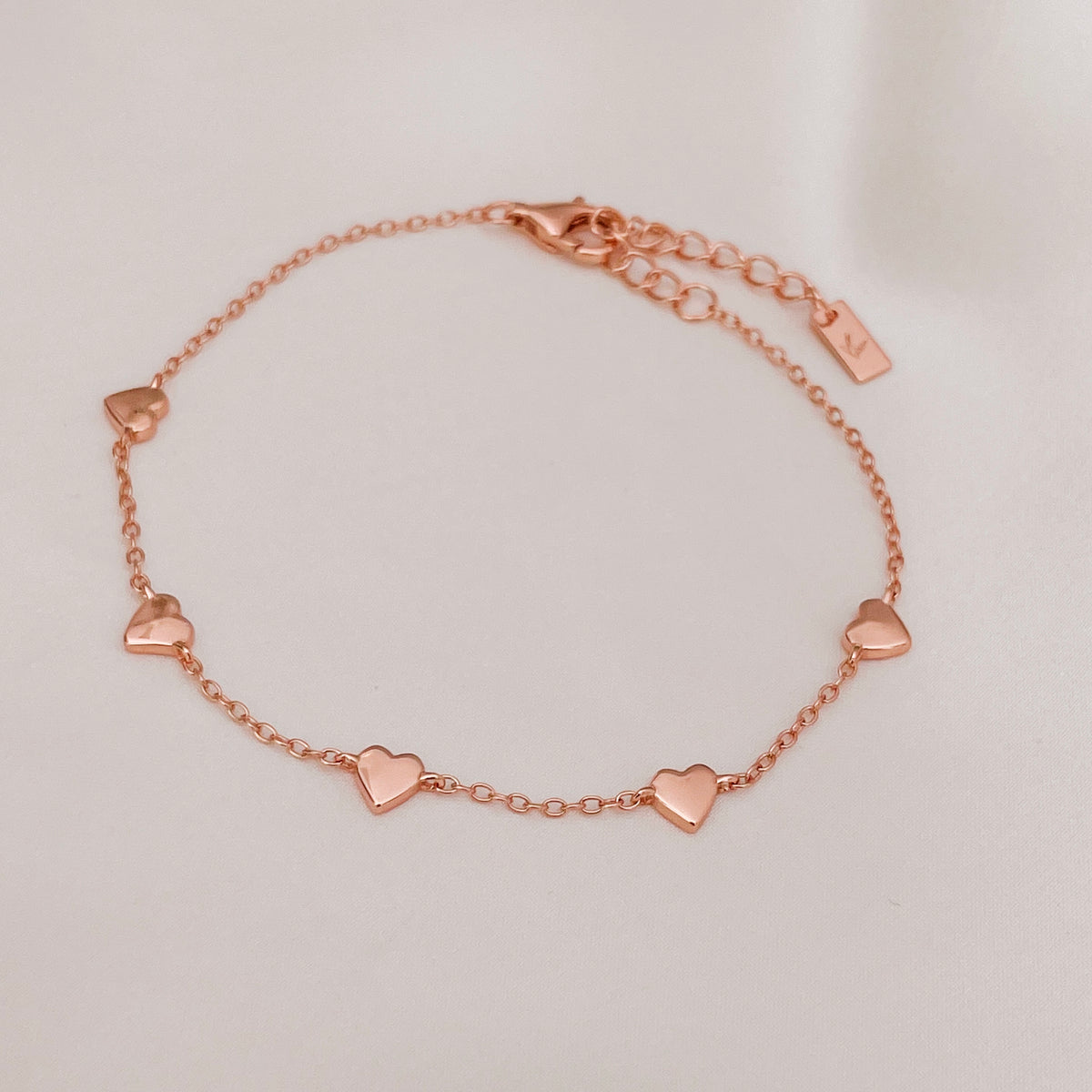 Darling Heart Bracelet - Rose Gold – Bluebird Co.