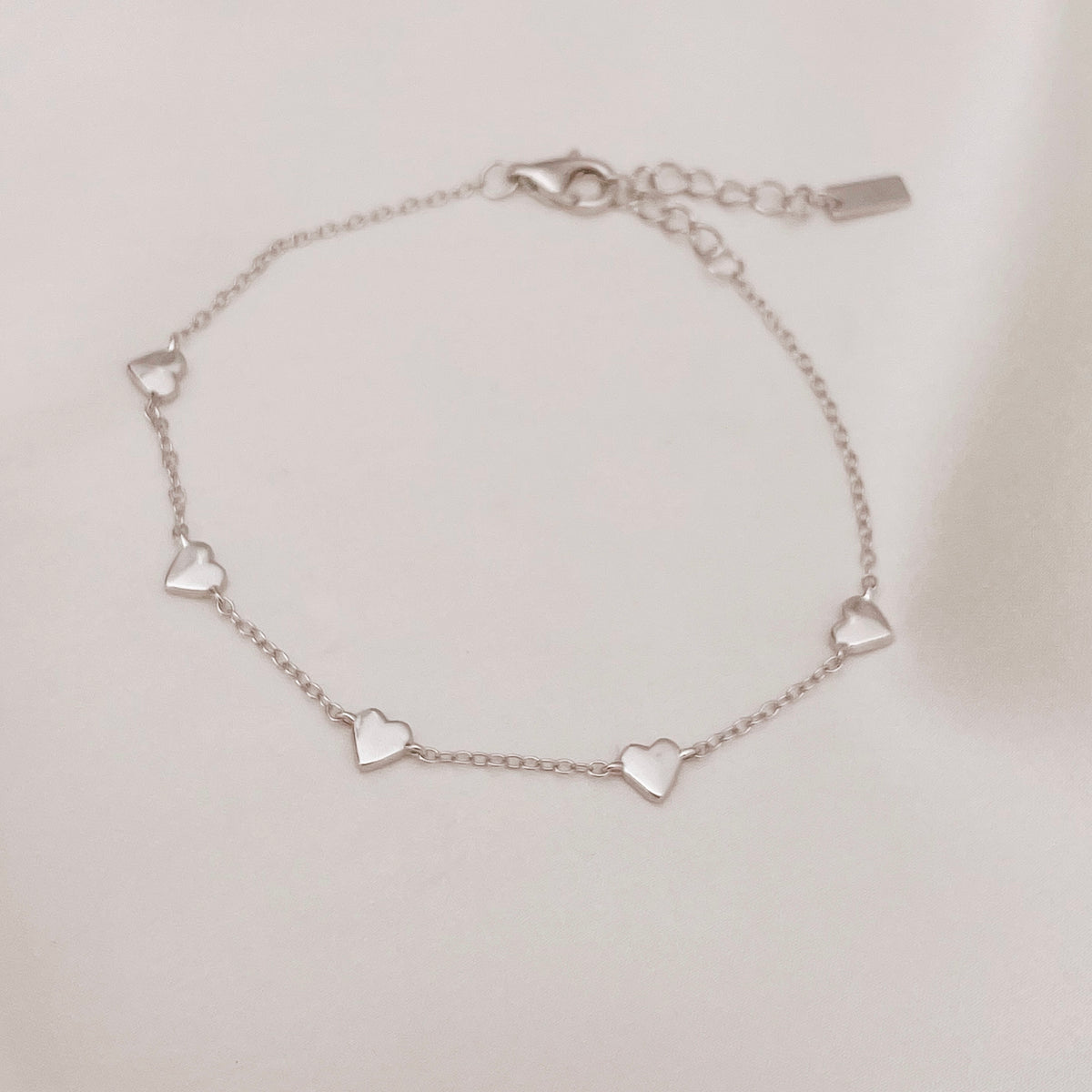 Darling Heart Bracelet - Silver – Bluebird Co.